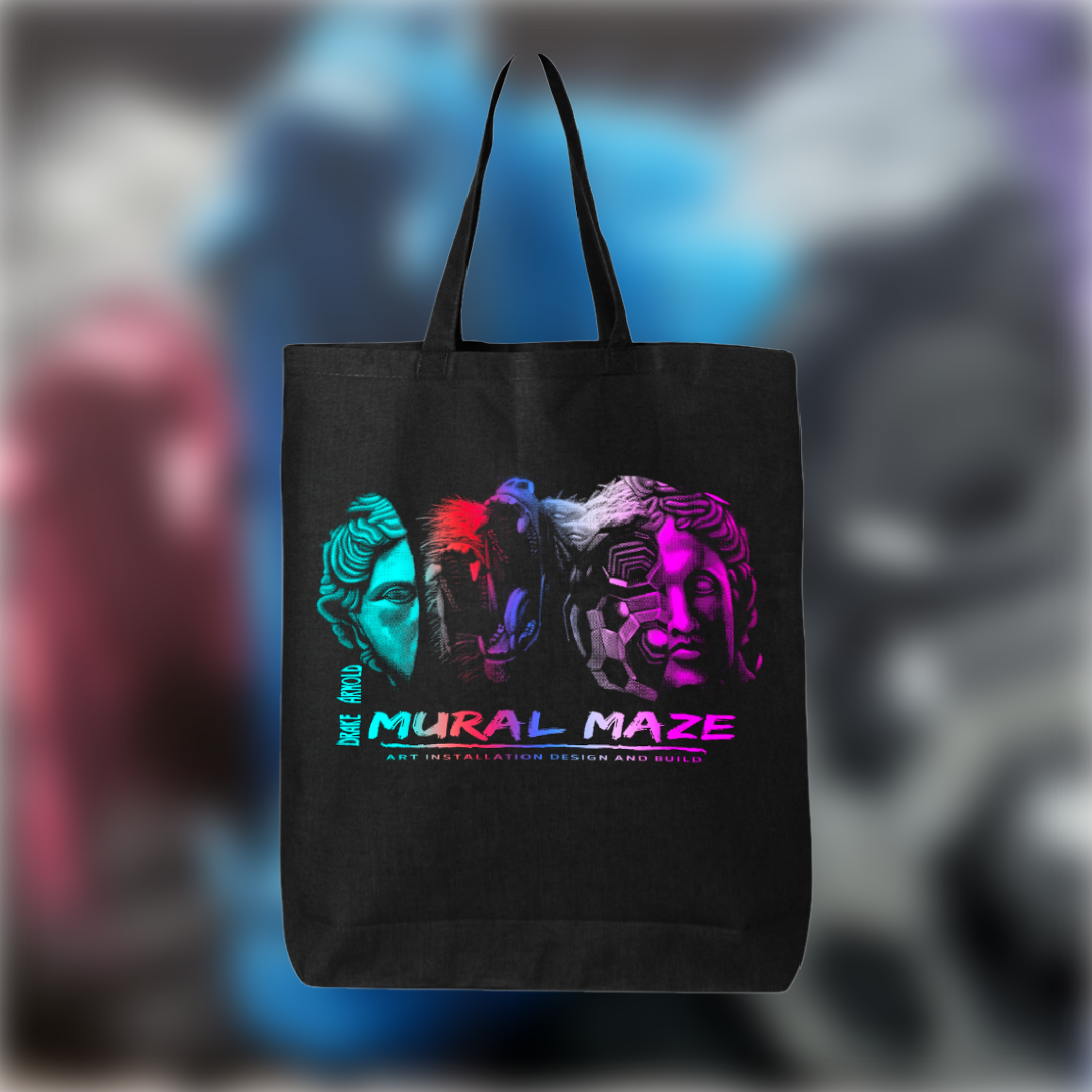 Mural Maze Tote Bag by Drake Arnold Art – Art In Session Online Store